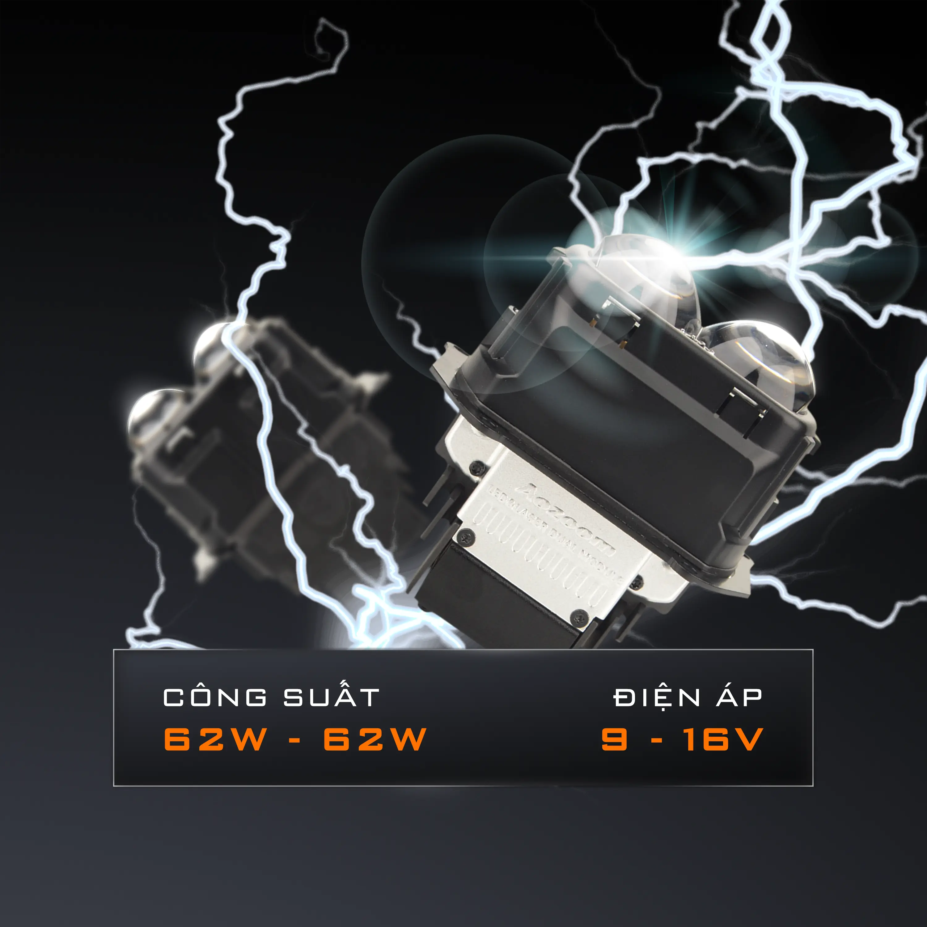 Bi pha SQUARE V2 chính hãng AOZOOM